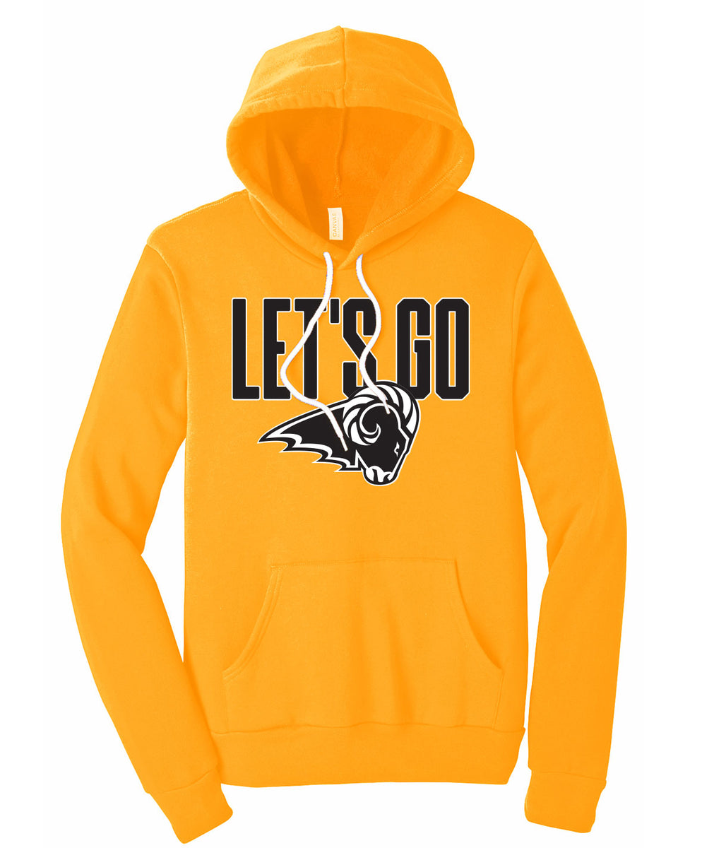 Clay - Let's Go Rams Softstyle Hoodie – Southeast Polk Letterman Locker